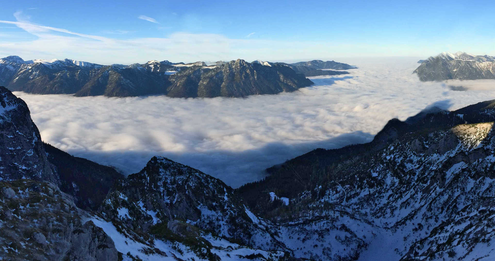 Alpspitz-Klettersteig: Tourenbericht einer Winterbegehung