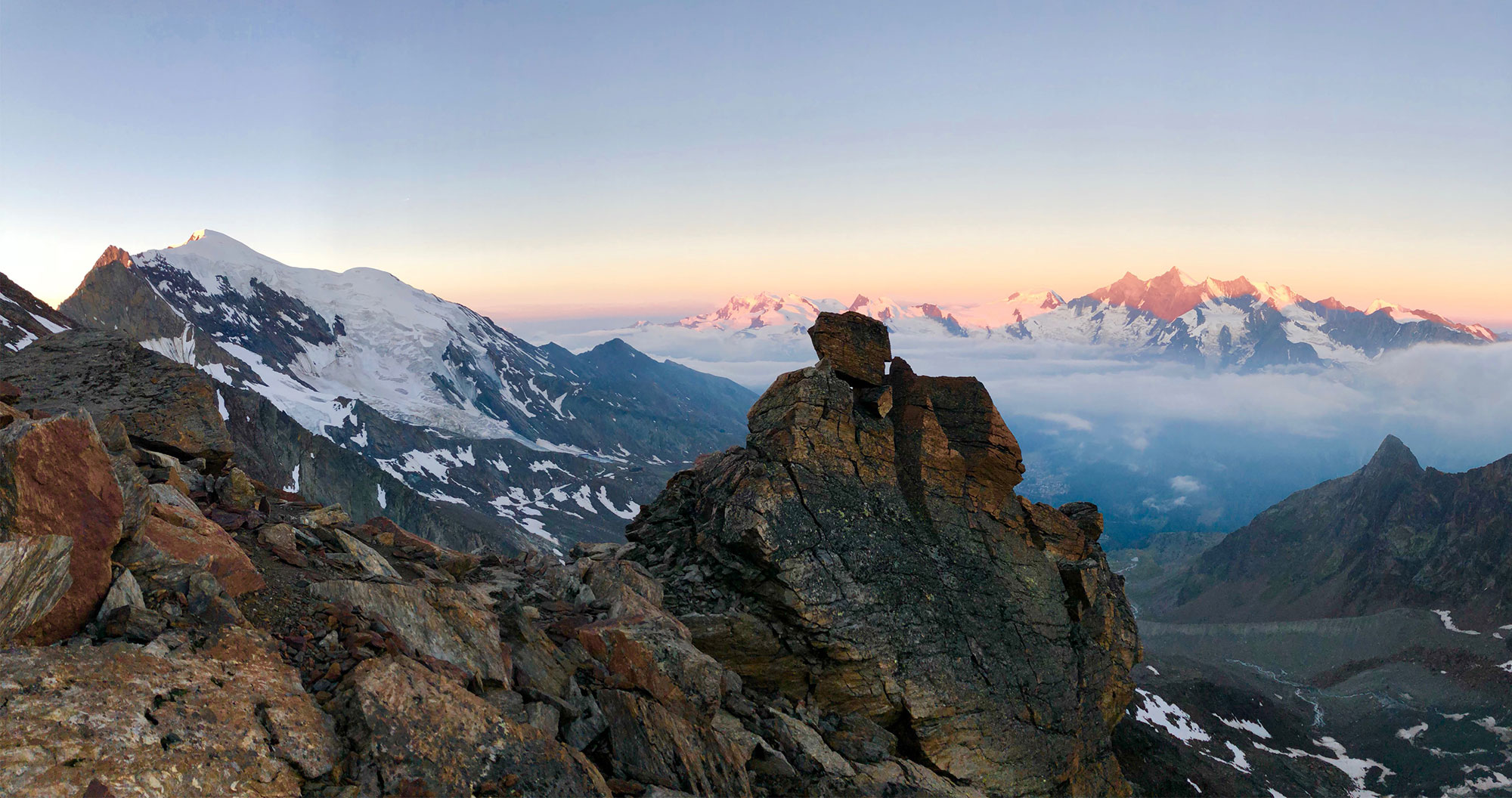 Das Lagginhorn, der ideale Viertausender für Einsteiger | Bergzeit Magazin