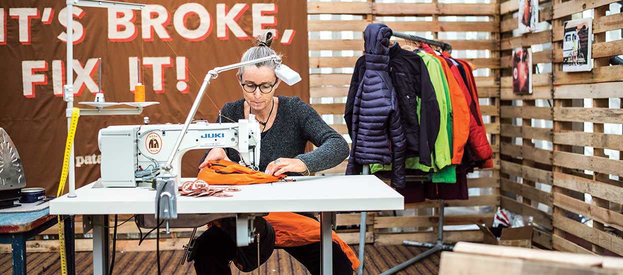 Reparatur bei Patagonia: Worn Wear | Bergzeit Magazin