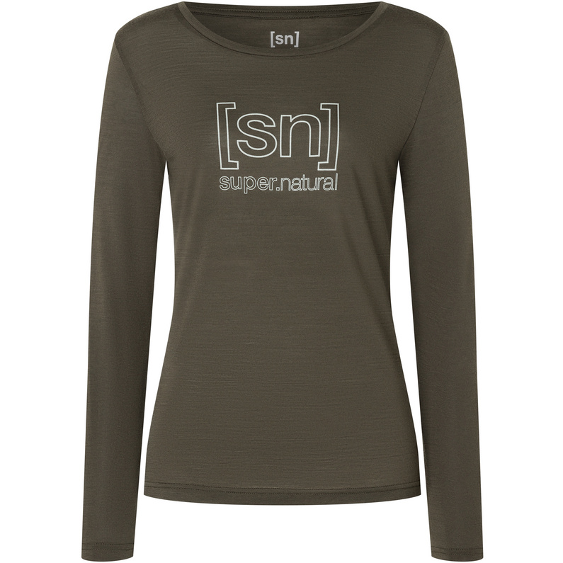 Super.Natural Damen The Essential Logo Longsleeve kaufen | Bergzeit