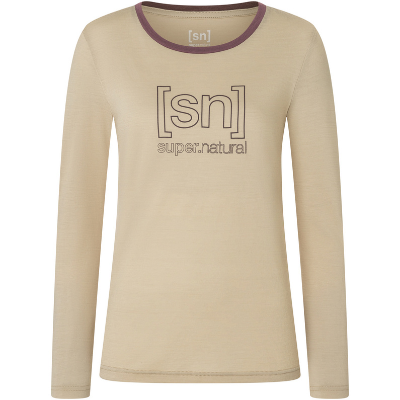 Super.Natural Damen The Essential Logo Longsleeve kaufen | Bergzeit