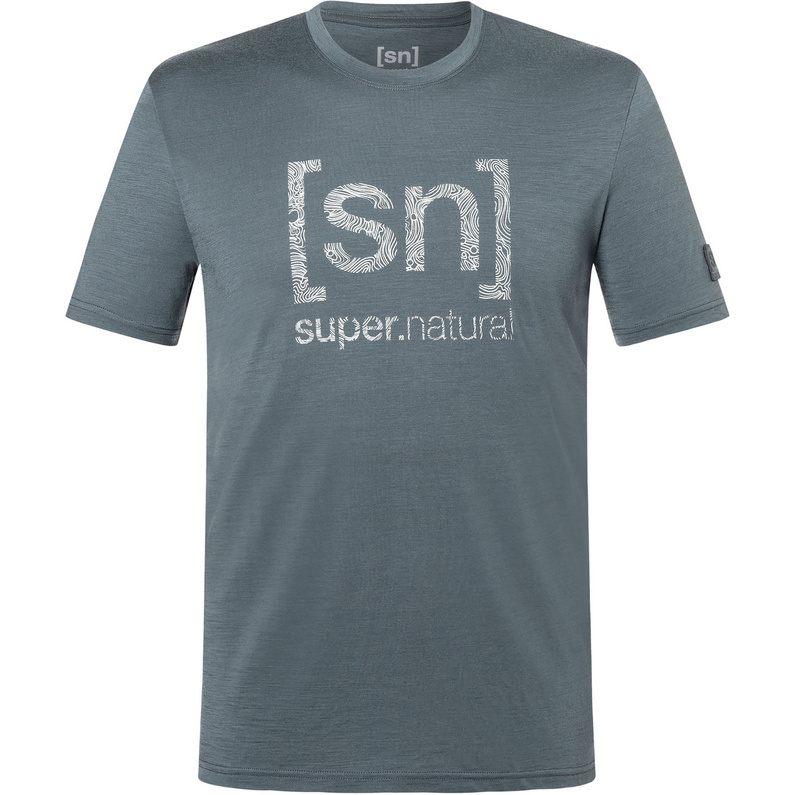 Super.Natural Herren Logo Lines Bio J T-Shirt | Archiviertes Produkt ...