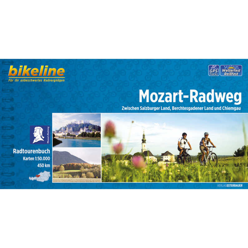 Esterbauer Mozart- Radweg Bikeline Radtourenbuch kaufen | Bergzeit